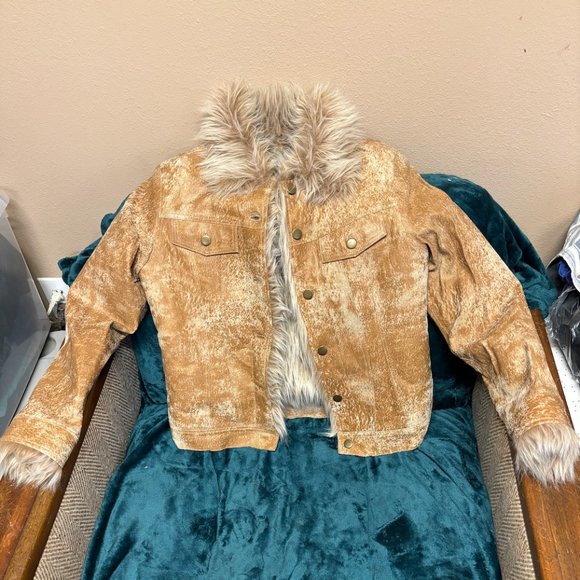Jackets & Coats | Vintage Western Faux Fur Jacket | Poshmark